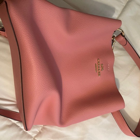 Coach | Bags | Coach Pink Pocketbook Only Year Old Used Twice | Poshmark